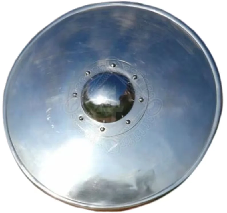 Medieval Armor 18 Inch Buckler Shield Arm Knight Shield Round Silver ...