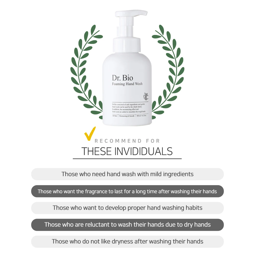 DR.BIO Foaming Hand Wash - Mild Nourishment & Cleanliness