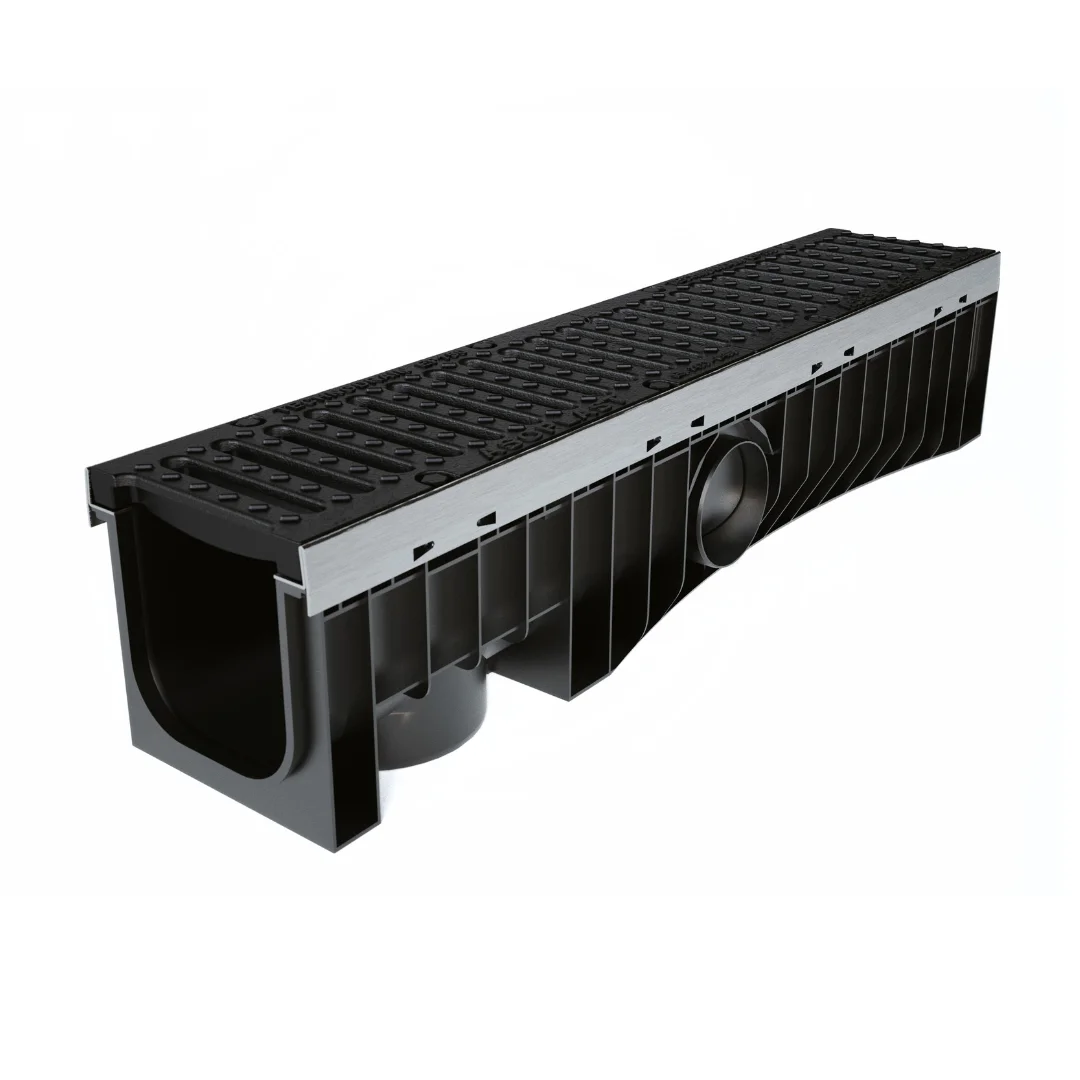 Italian EXEL 150 HDPE Drainage Channel D400 18mm Slot Modern Design ...
