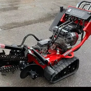 Professional Hand-Held Chain Trencher Machine for Ditch Digging