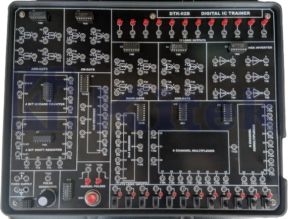 Kitek DTK-02 Digital IC Trainer Kit - Lab Training Essentials