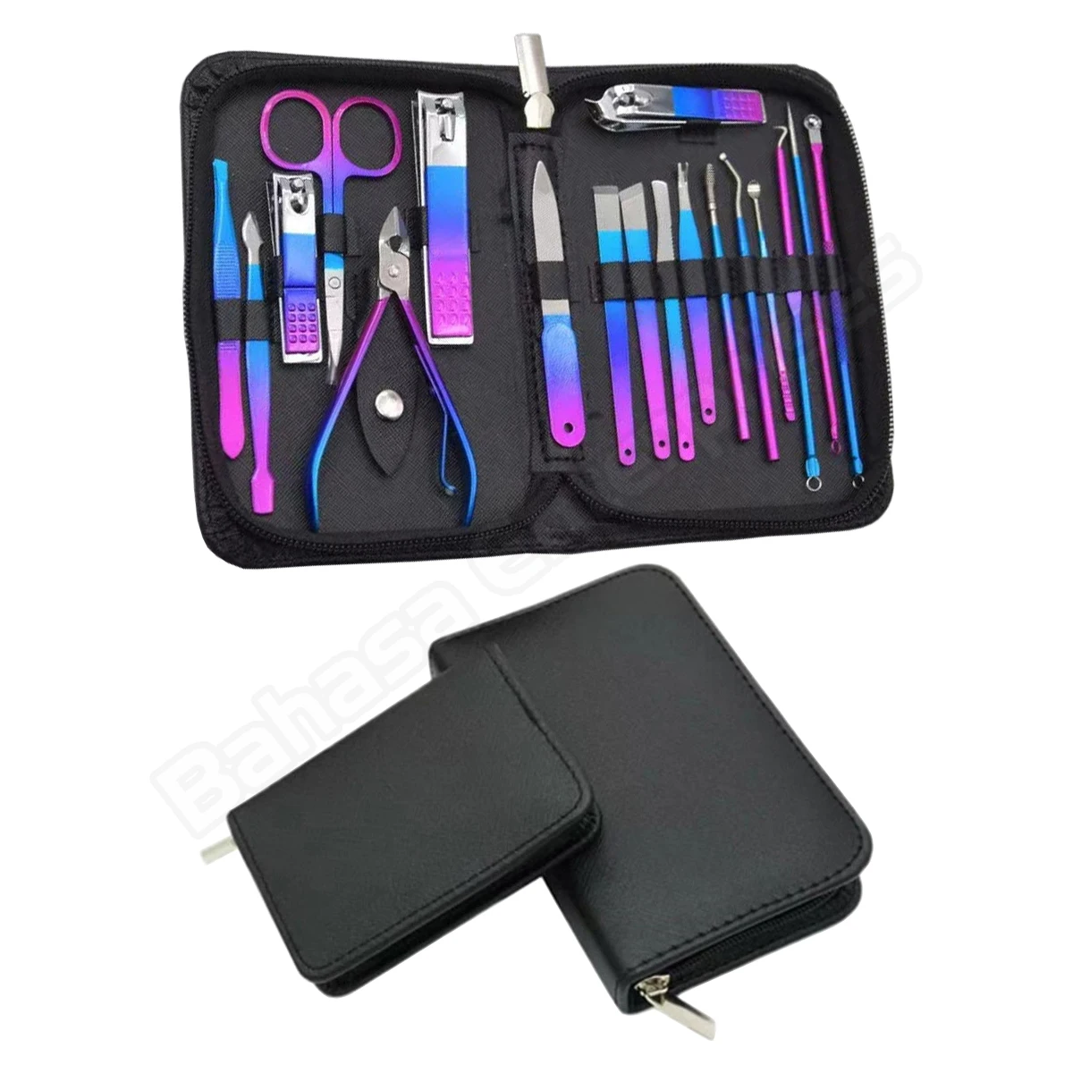 Stainless Steel Nail Clipper Set Toenail Fingernail Cutter Pedicure ...