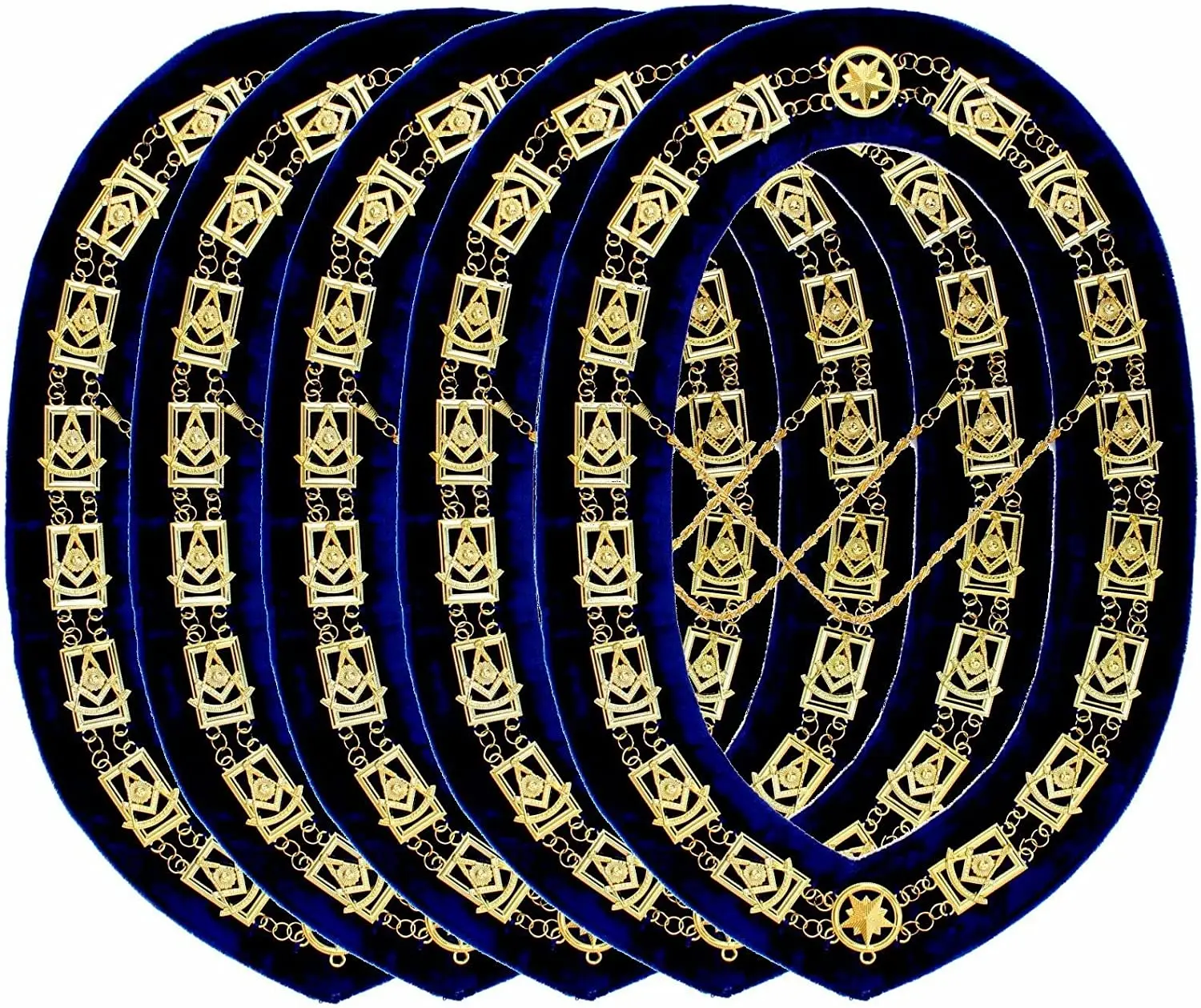 Custom Masonic Regalia Oes Eastern Star Collars High Quality Masonic ...