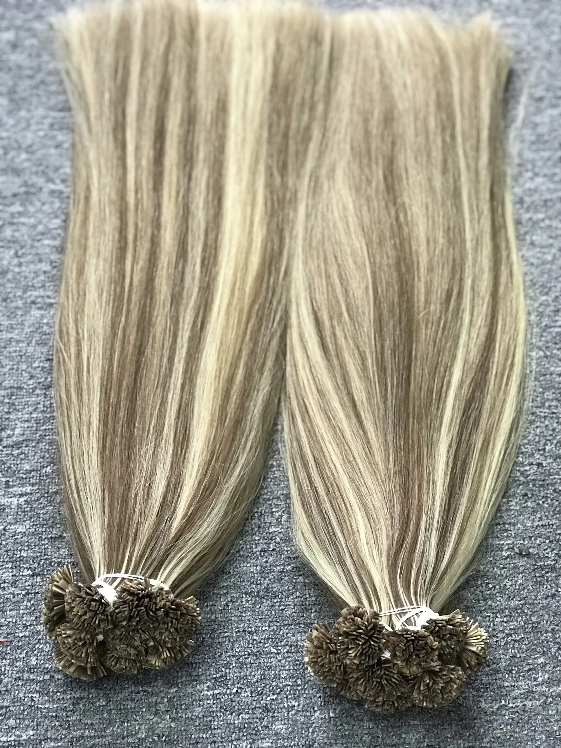 Flat Tip Natural Straight Color Piano Hair Extension Made Of Virgin ...