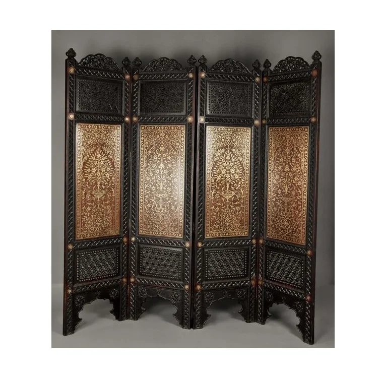 Traditional Indian Hand Carved Partition Wall For Living Room ...