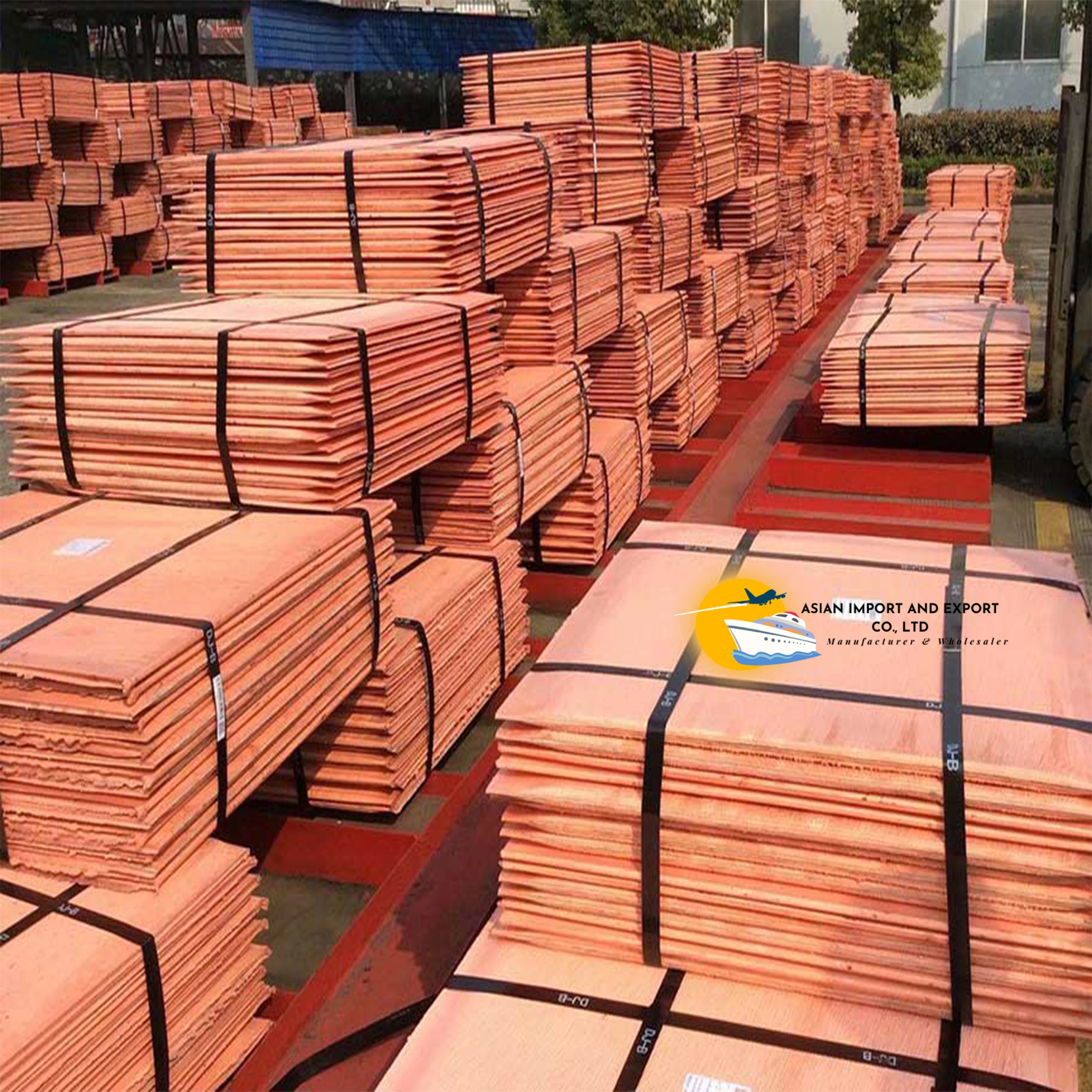 99.99% Copper Cathode Suitable For Use In Various Electrical ...