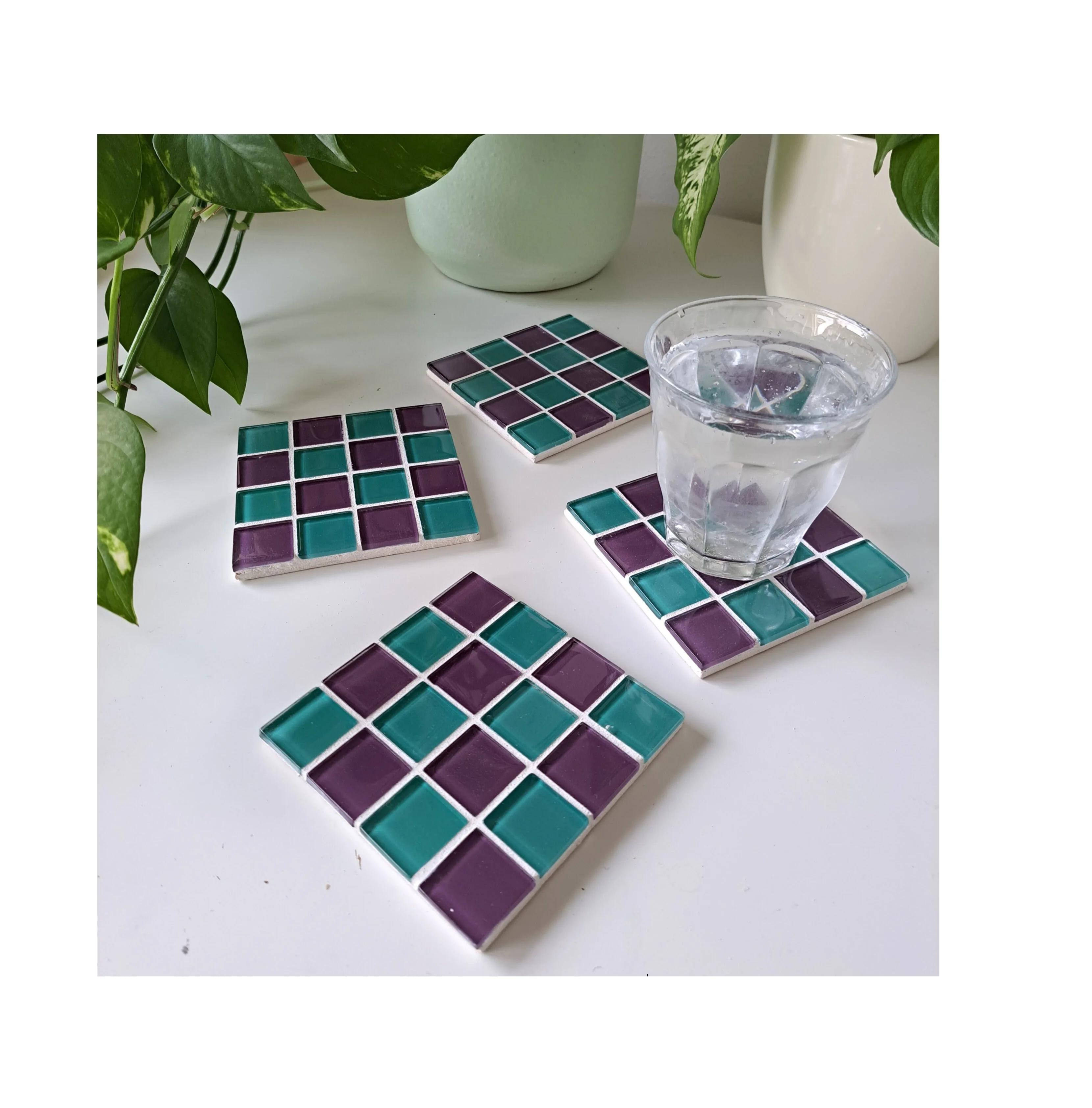 New Design Indian Handicrafts The Best Quality Of Mosaic Coaster Square ...