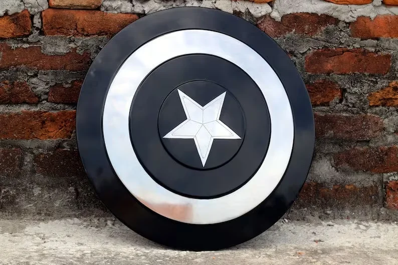 Marvel Legend Shield Metal Prop Marvel Cinematic Shield Steven Rogers ...