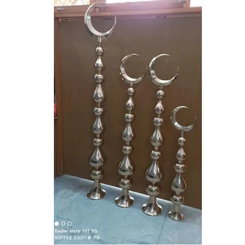 Crescent Moon Brass Minaret - Mosque Decoration Art