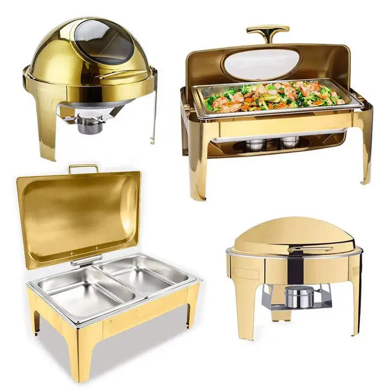 Chef Chafing Dish Buffet Set - Eco-Friendly Food Warmer