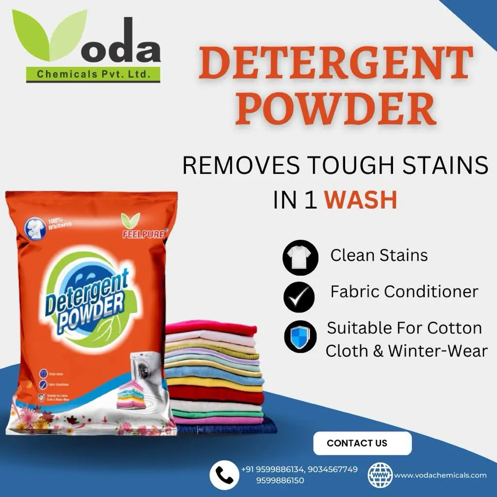 Detergent Powder 500 Gm With Customized Size Made Fabric Friendly ...