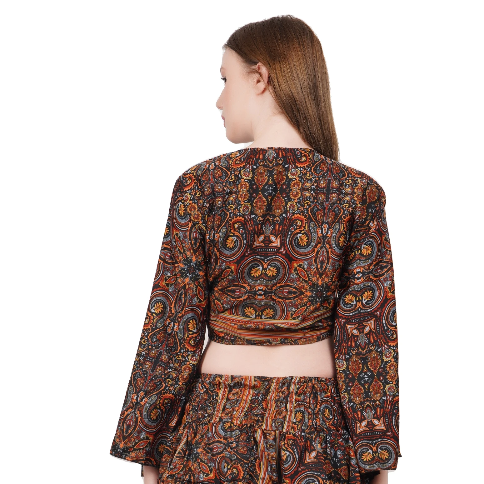 Floral Print Beach Wear - Premium Wrap Top by Indian Exporters