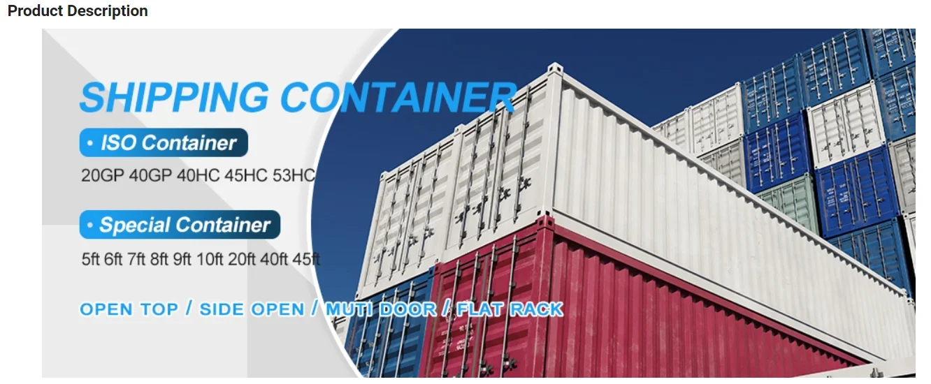 Good Condition Shipping Container Used 20ft 40ft - Buy Used Container ...