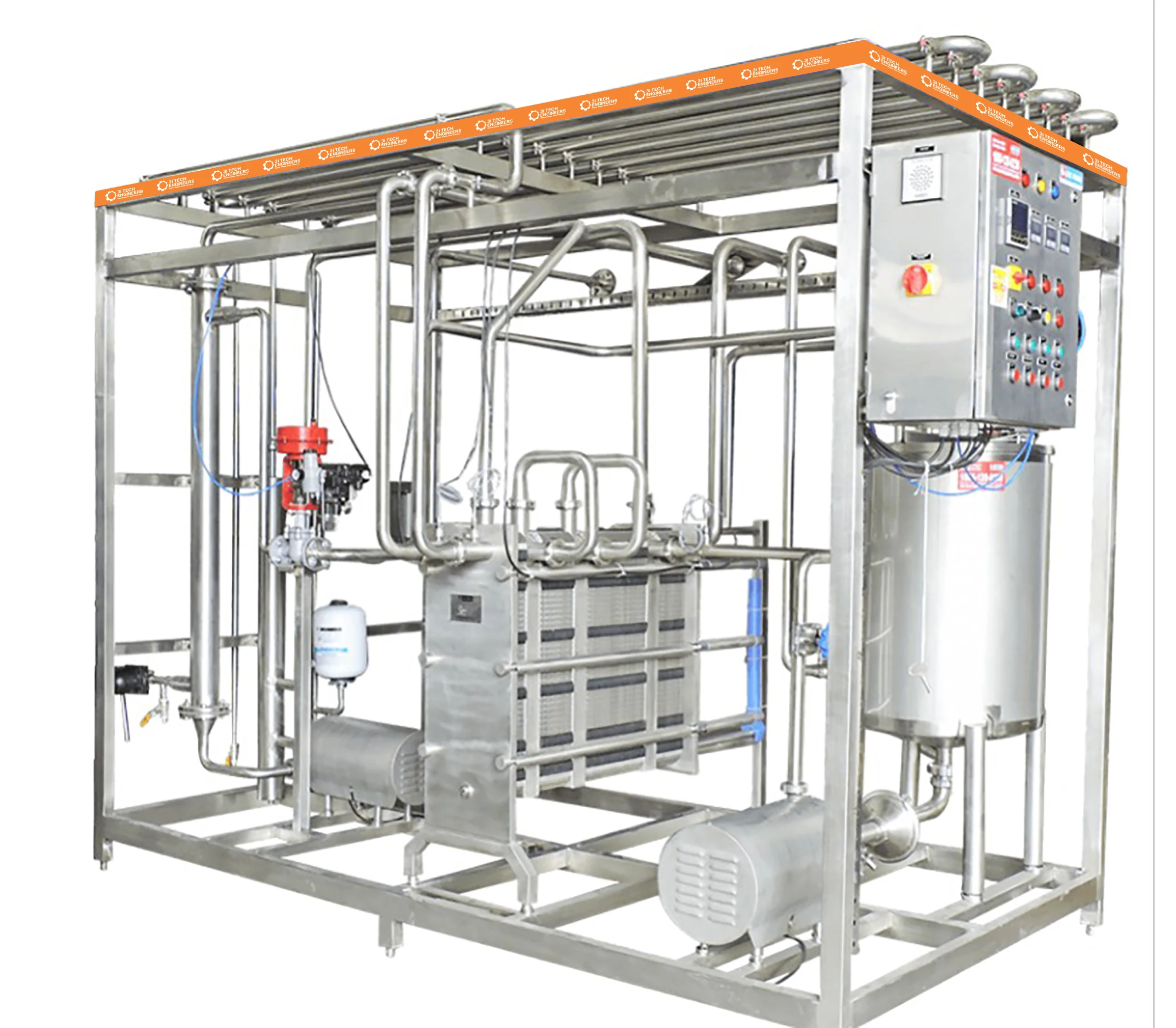 Milk Processing Plant 500lph Small Milk Processing Plant Tank Dairy ...