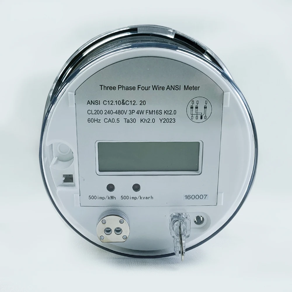 Three Phase ANSI Socket Energy Meter Electric Meter 9S 16S With Lorawan ...