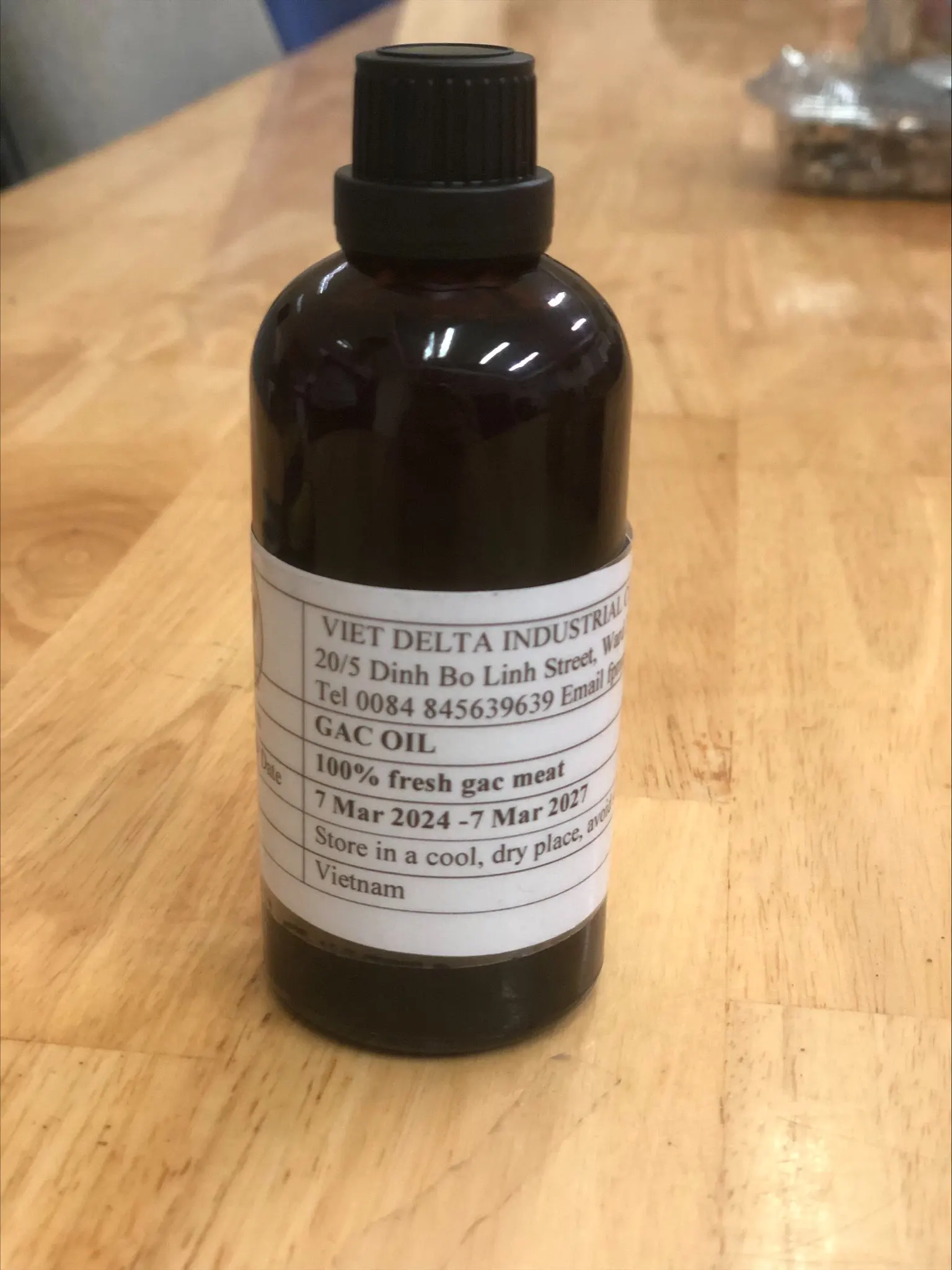 Gac (momordica Cochinchinensis) Oil - Pure and Natural