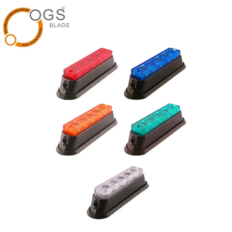 Emergency Warning Lighting System Led Lightbar Grille Light 3 W Power ...