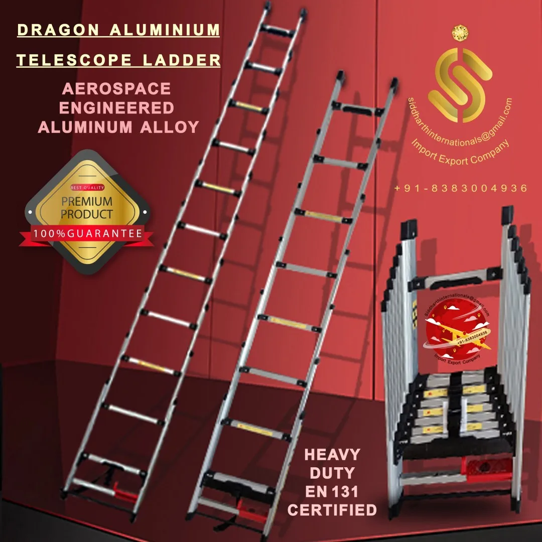 New Spot Wholesale Dragon Aluminum Telescope Ladder With Top Grade ...