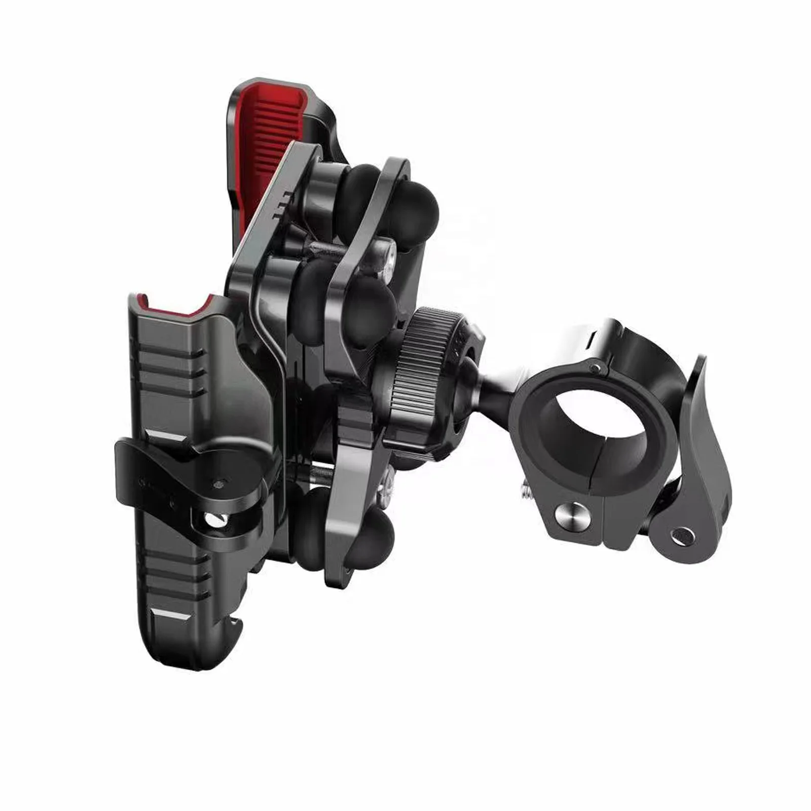 Universal Metal Bike Phone Holder Mount with Anti-Shocking Function