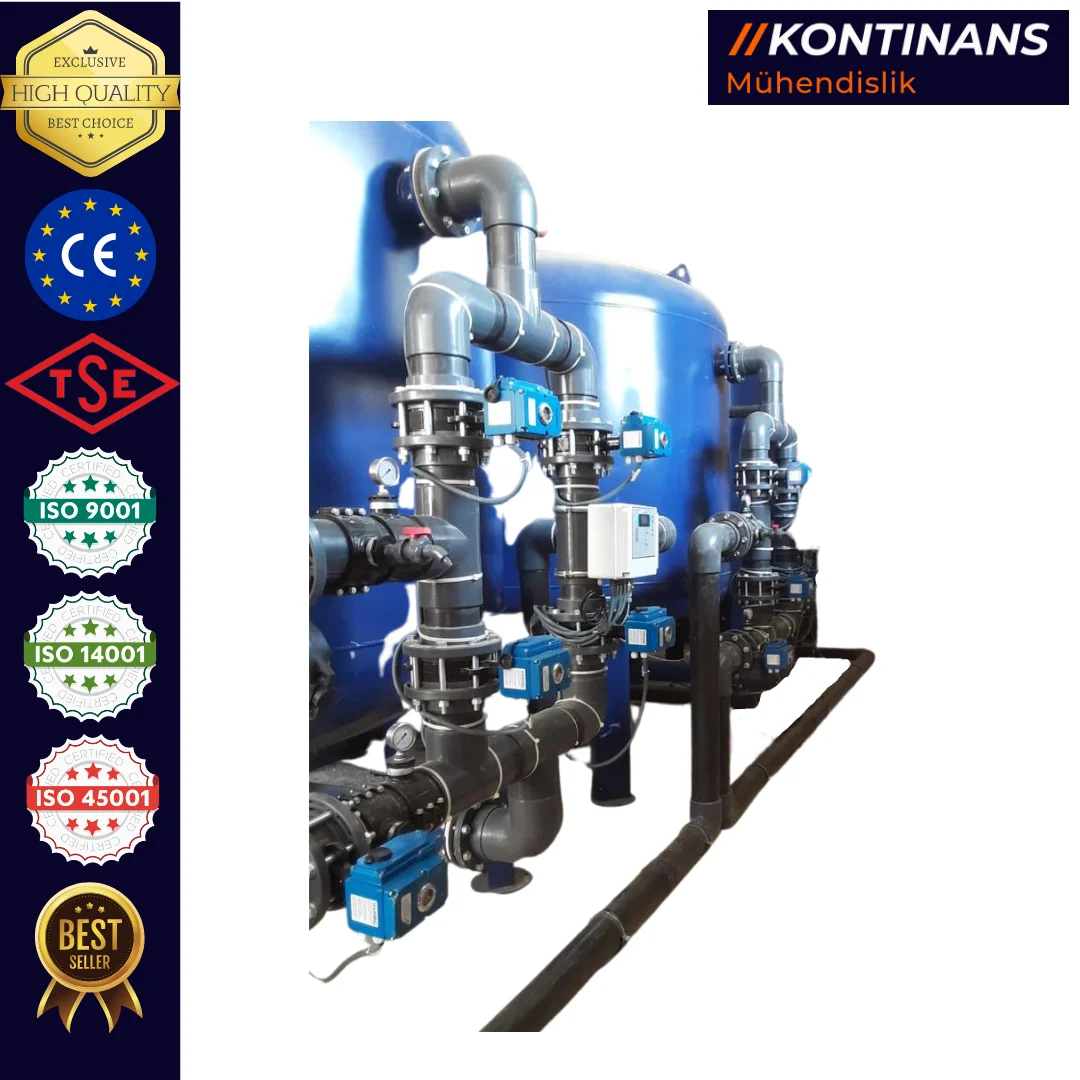 Sand Filter System Frp / Steel Tank Special Design Environment Water ...