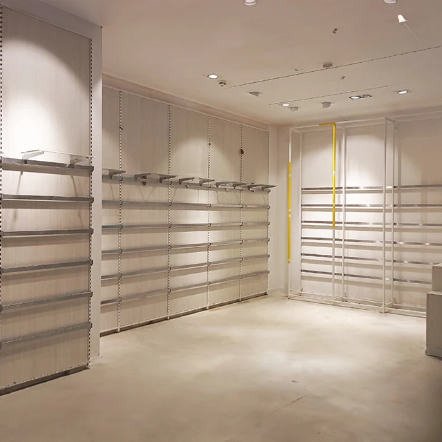 Counter Store Rack Display Custom Wood And Steel Boutique Model Luxury ...