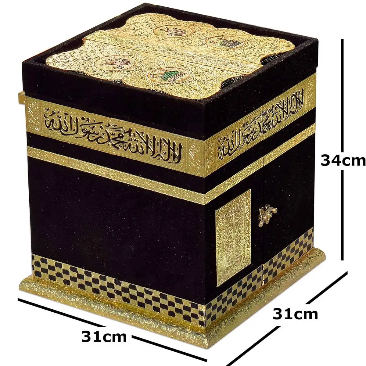 High Quality Pine Wood Craft Quran Box With Wall Sign Best Islamic Art ...