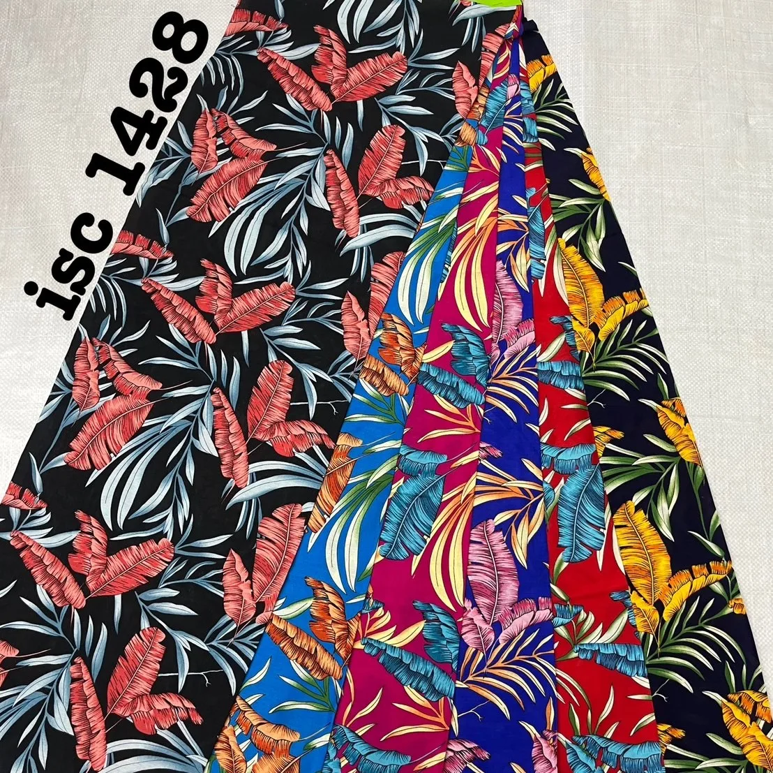 Shop Our 100% Pure Rayon Fabrics with Polynesian Designs