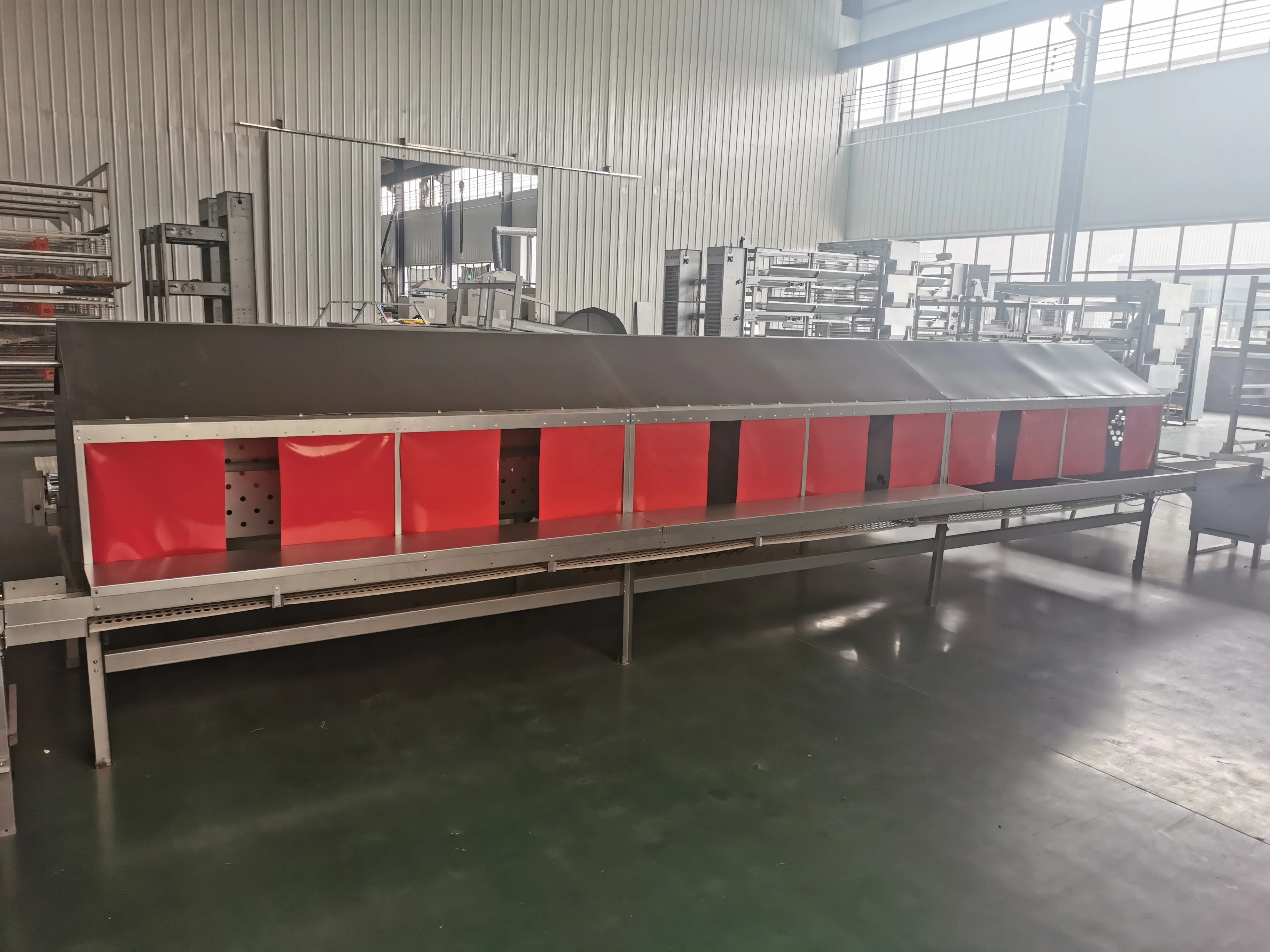 Automatic Egg Laying Nest Box for Layer Chicken House