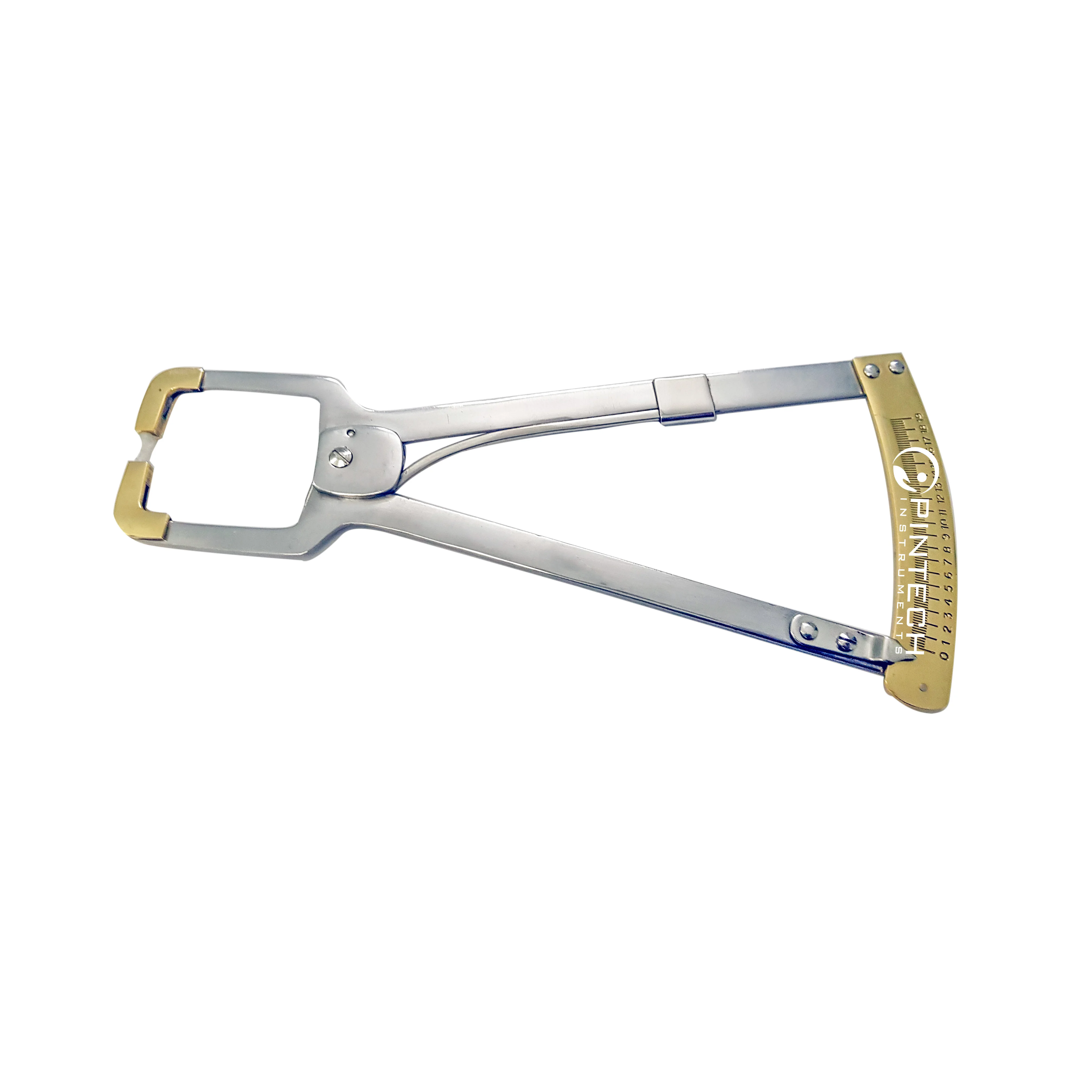 Wide Lens Thickness Caliper 0-19 Mm Brass Scale Stainless Steel Wide ...