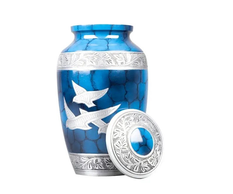 Elite Classic Cremation Urn For Human Ashes Solid Peaceful Dove Adult ...