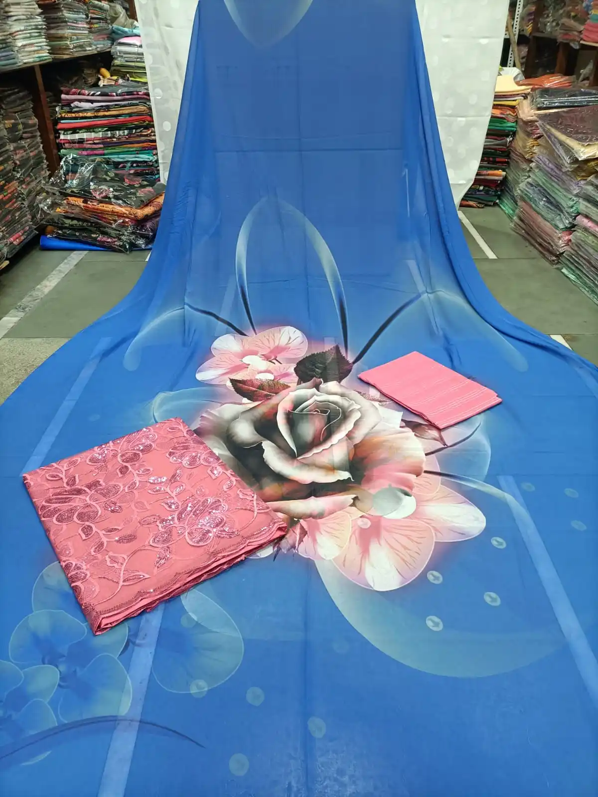 Shop Our Germany Cotton Somali Dirac Set - Swiss Voile Fabric