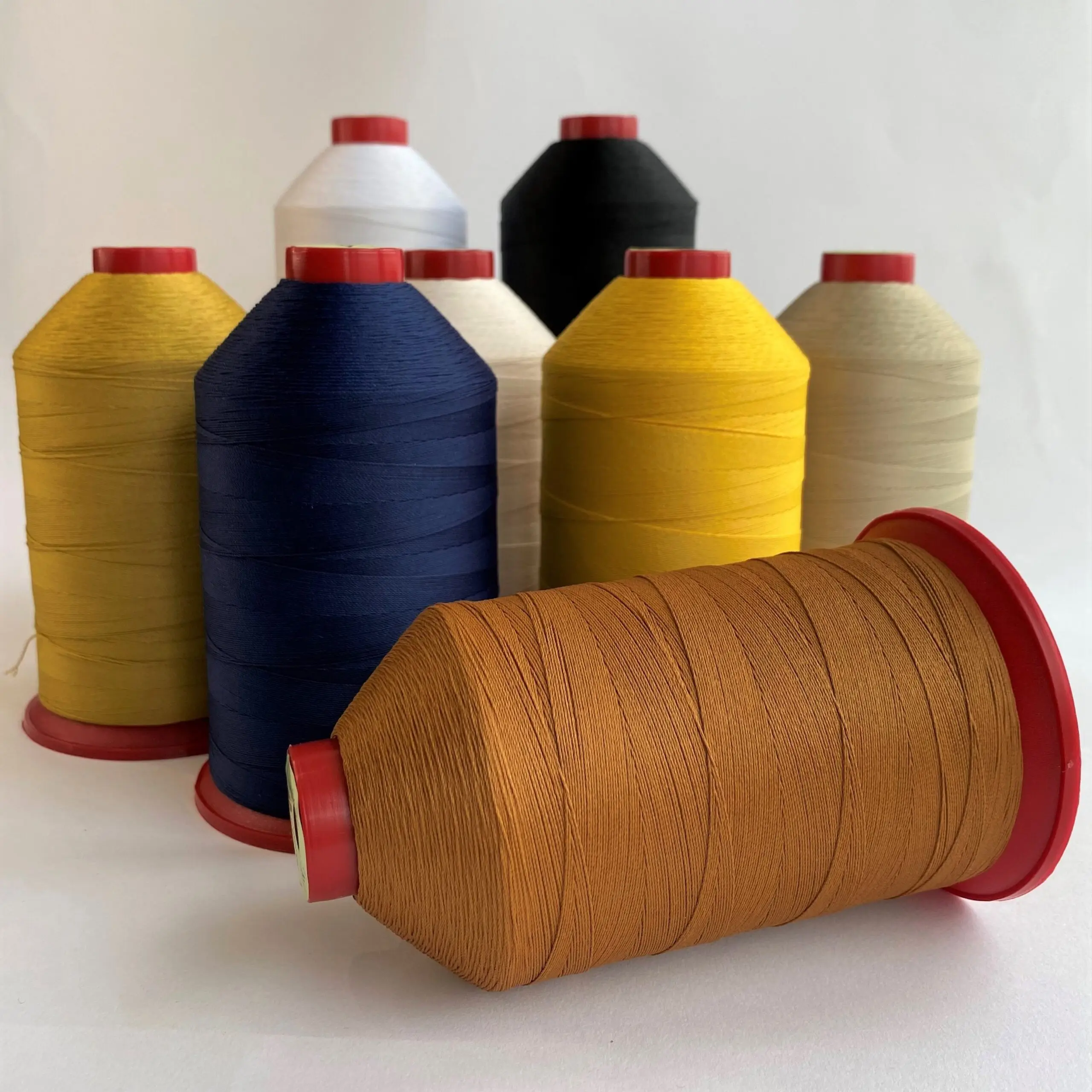 100% Spun Polyester Sewing Thread Tfo Twist Raw White 20/2 40/2 50/2 60 ...