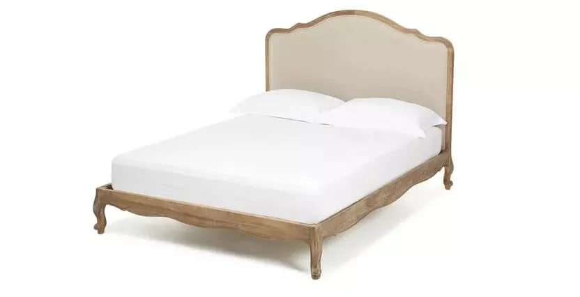 Luxurious French Style Wooden Bed - Classic Design