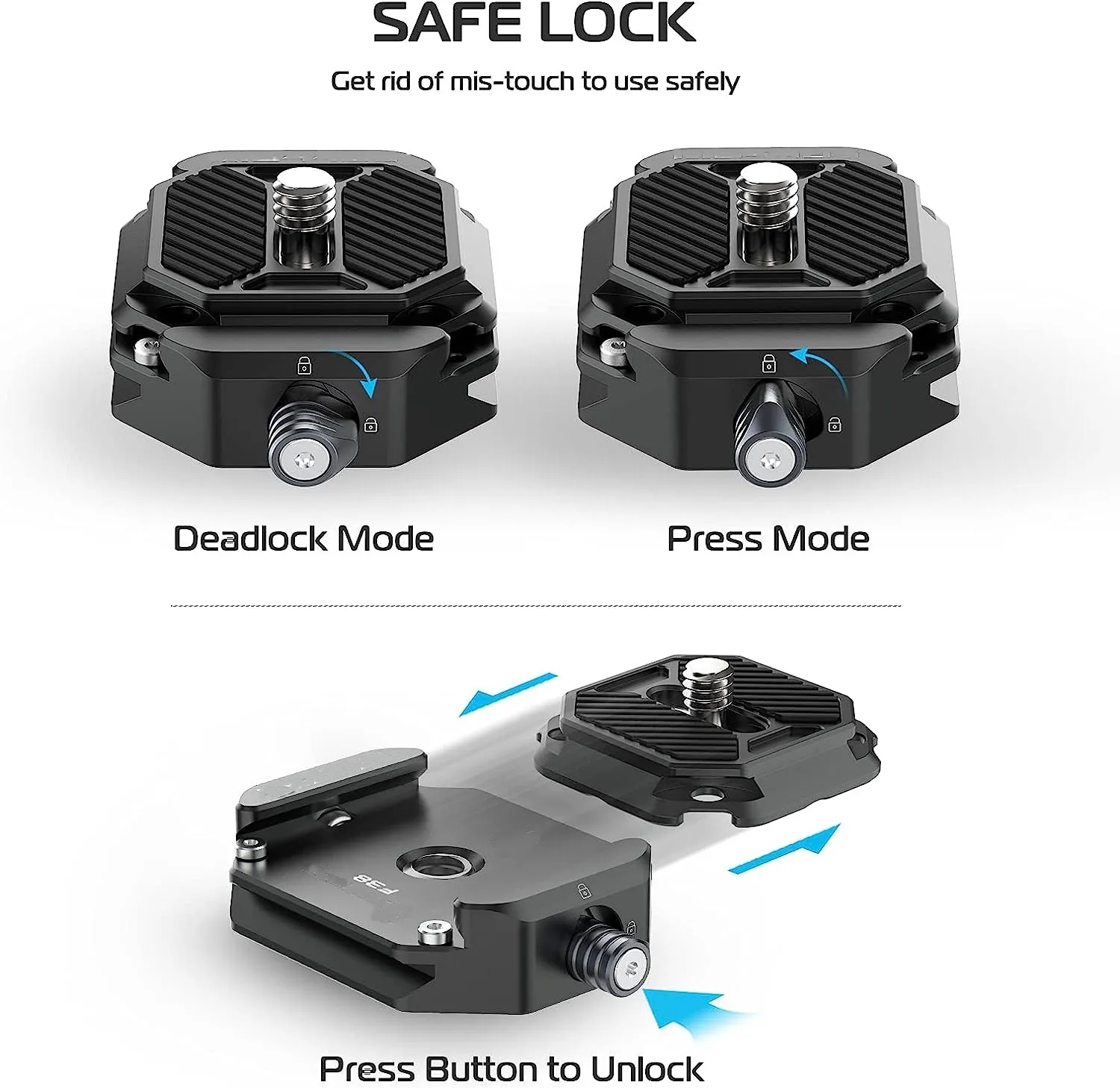 카메라 삼각대 안정기 슬라이더 DJI 스위치 스탠드 어댑터 용 퀵 릴리스 플레이트 마운트 액세서리 어댑터 1/4-3/8 나사 ...