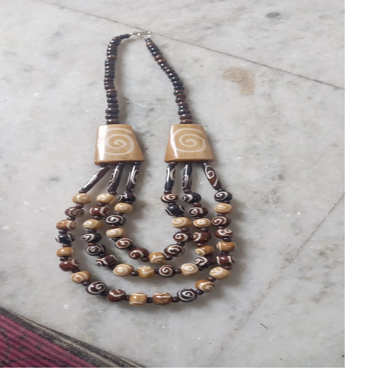 Custom Made Hand Made Hand Carved Bone Necklaces Made From Natural Bone ...