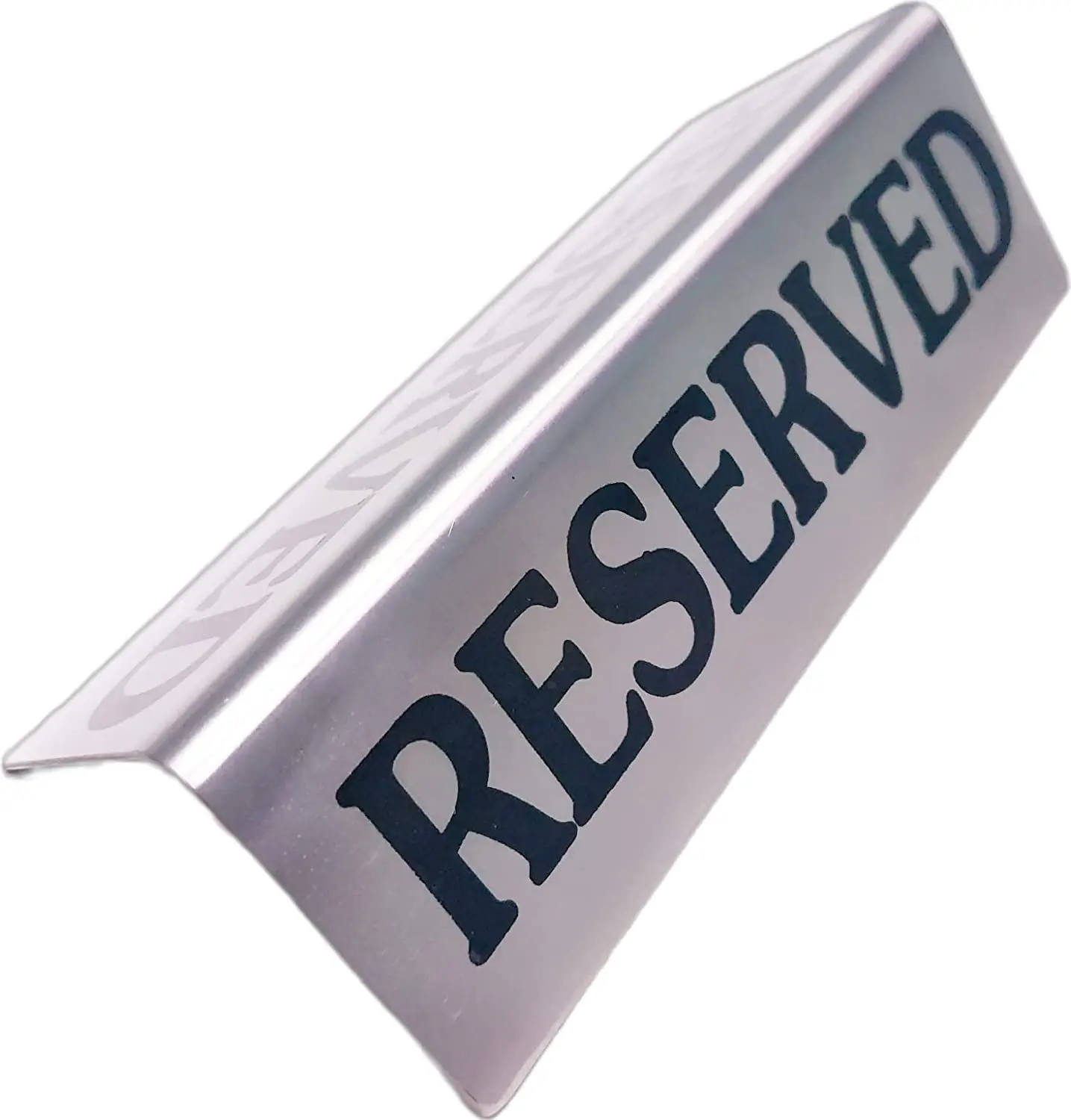 Stainless Steel Number Tent Table Number Red Custom Engraved Signage ...