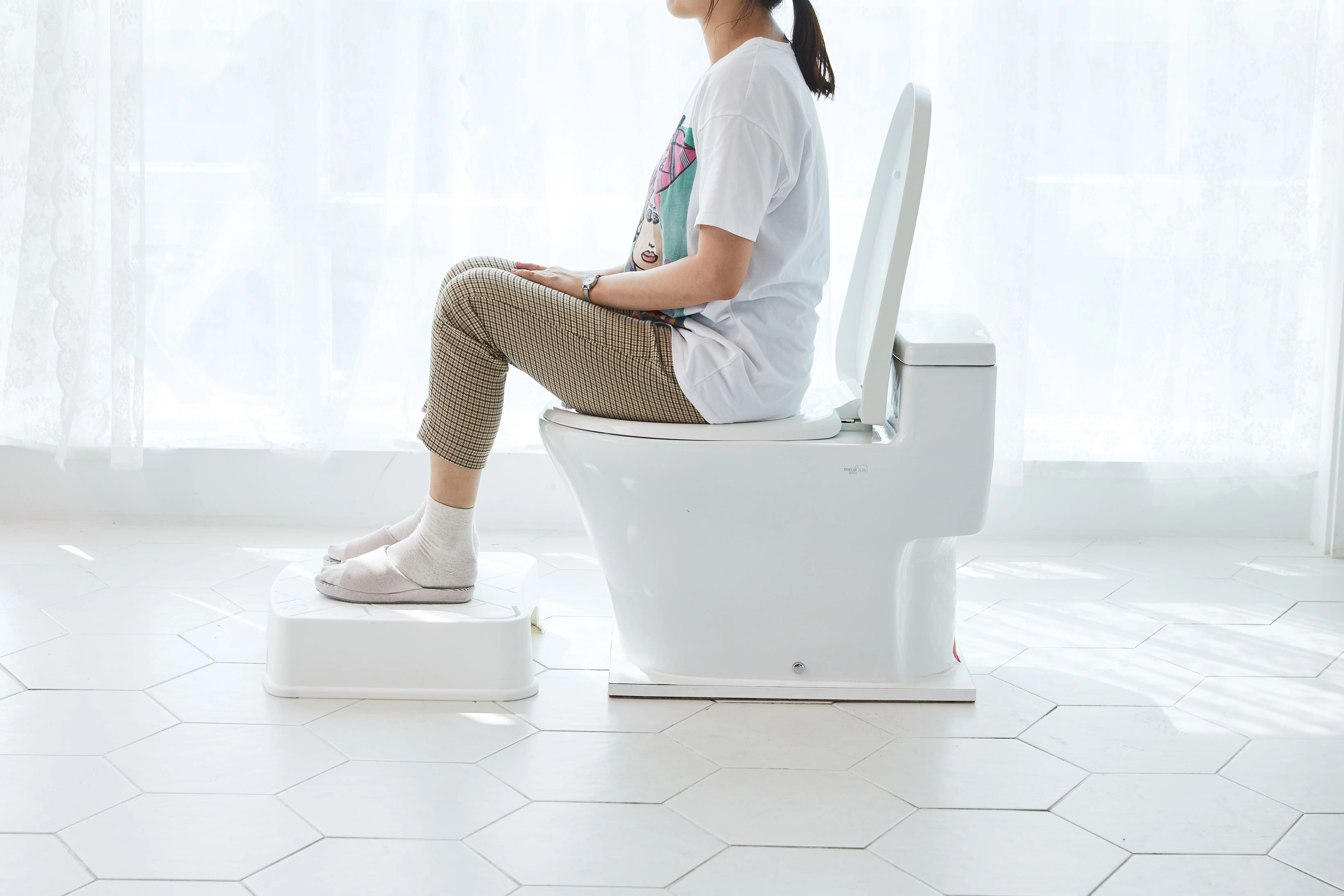 Ifam Step Stool Baby Stepper Herringbone Handle For Use With Washbasin ...