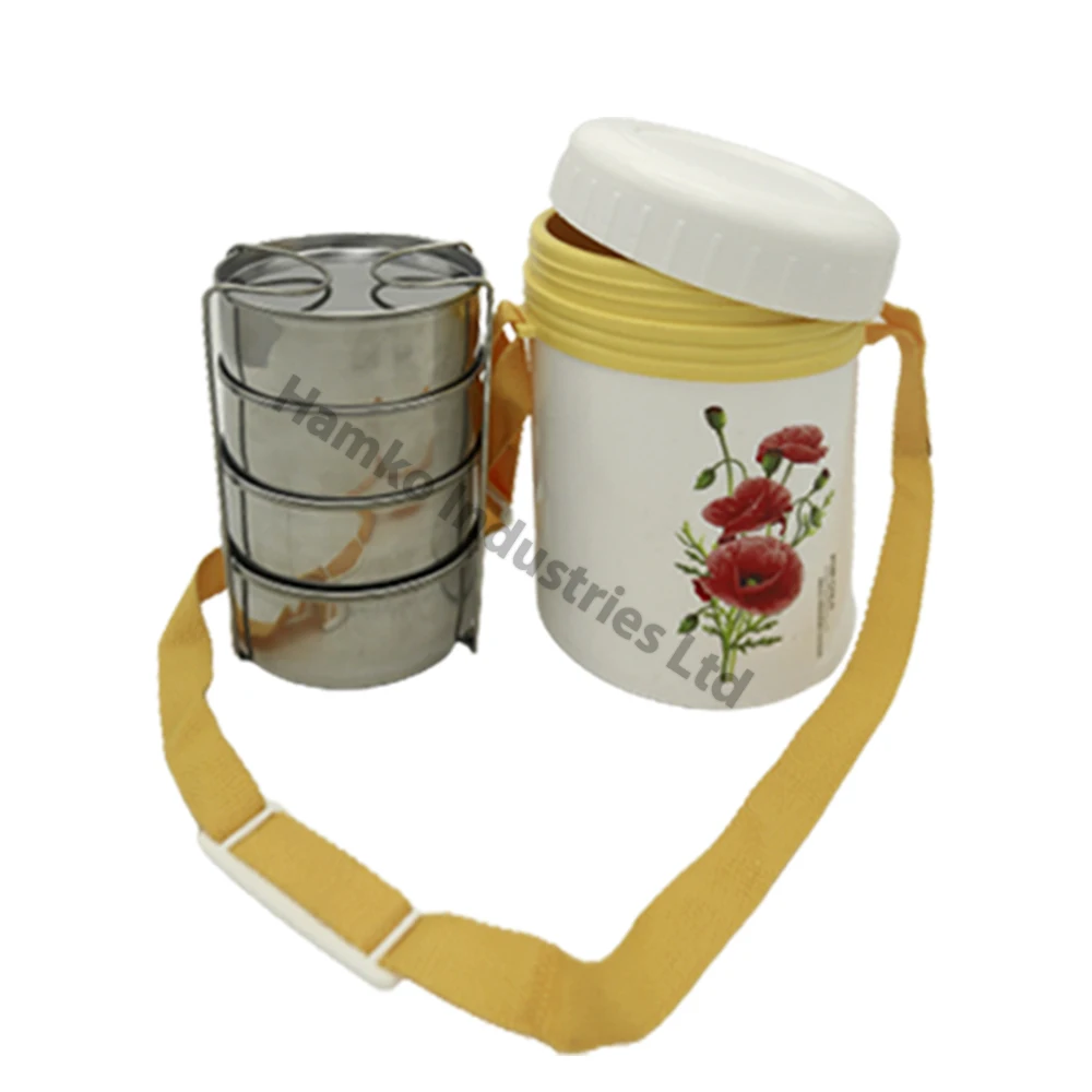 Stainless Steel Inner Pot Lunch Carrier Durable And Virtually ...