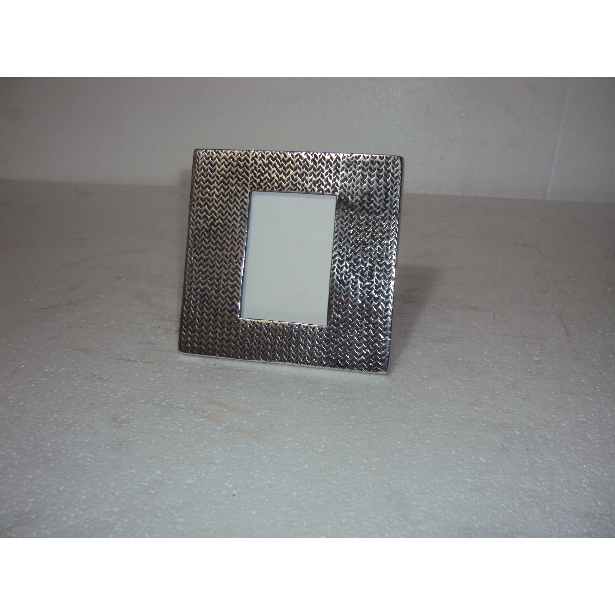 Embossed Flower Border Design Aluminum Picture Frame Inlay Mdf Photo ...