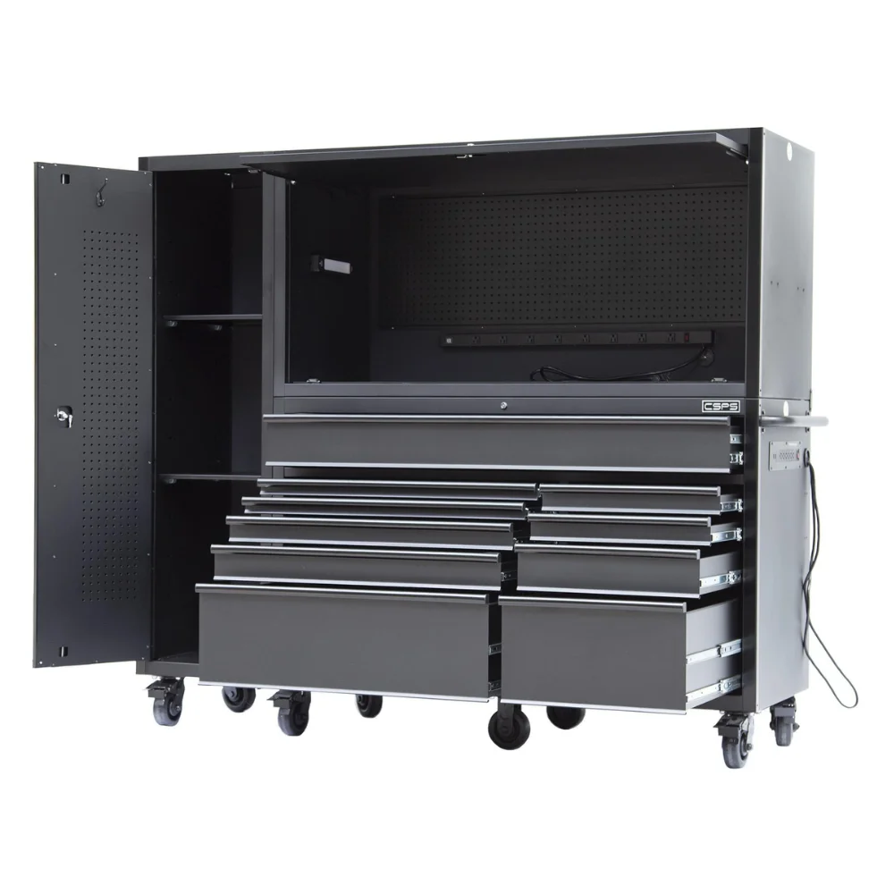Heavy Duty Tool Cabinet - 10 Drawers for Garage Storage