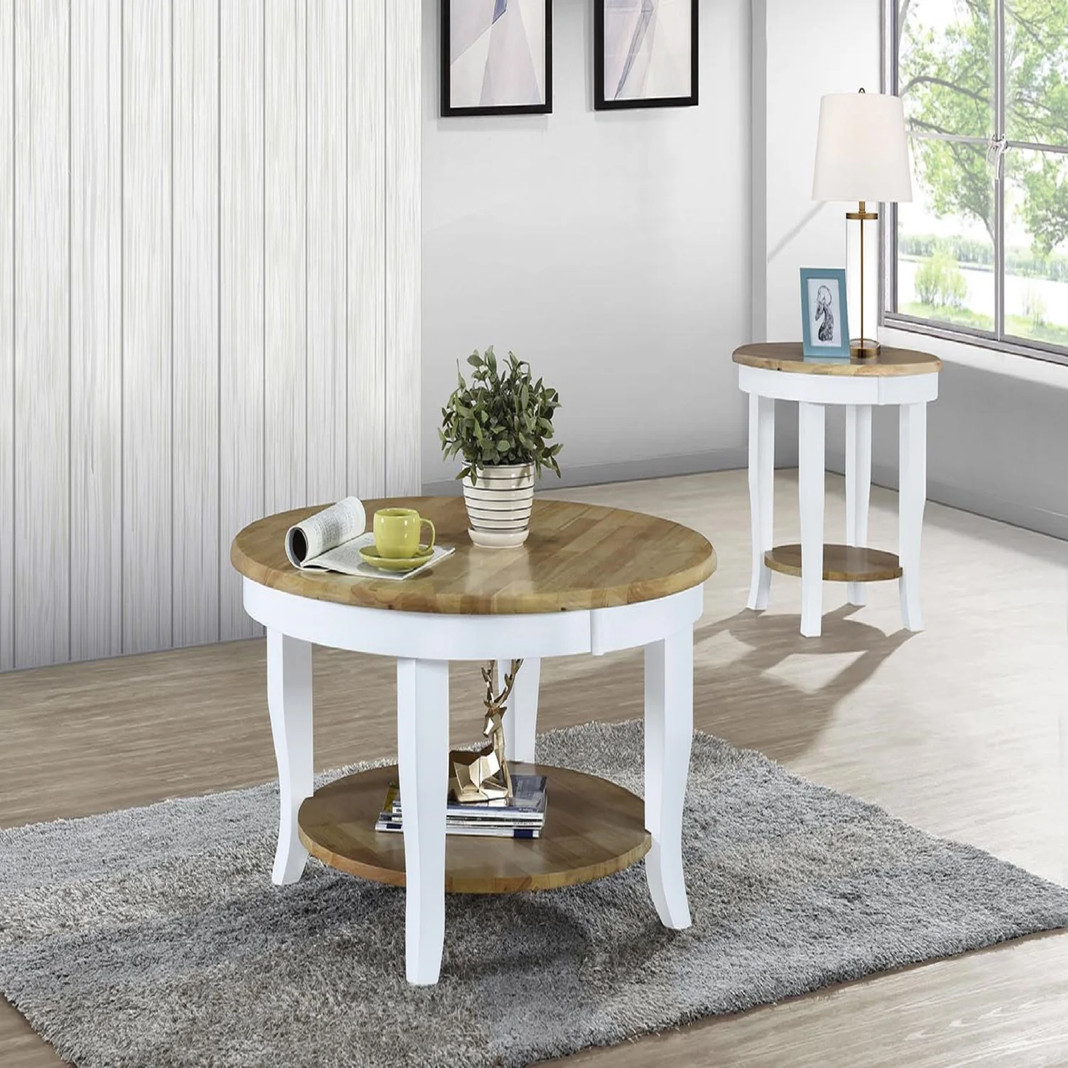 MALAYSIA FANCY MODERN DESIGN ROUND COFFEE TABLE for LIVING ROOM