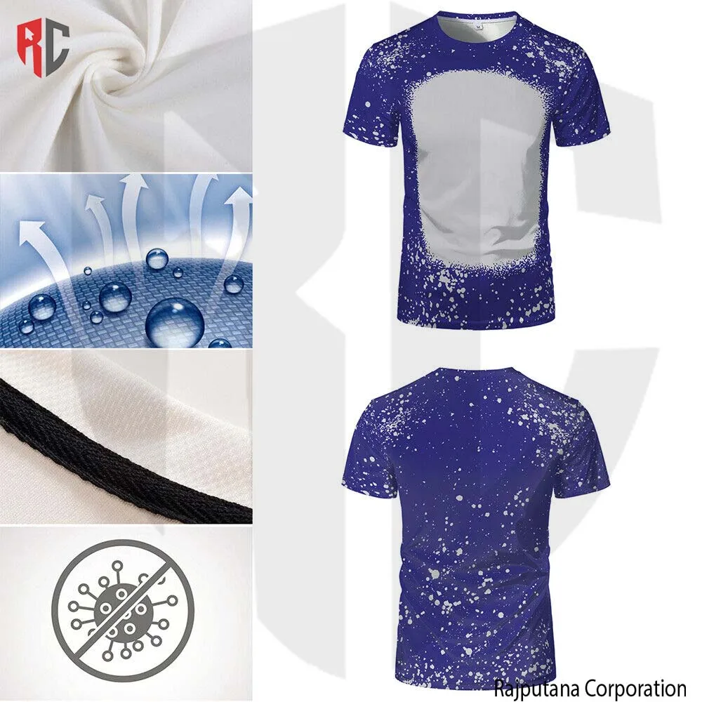 High Quality Sublimation 100% Polyester Shirt Ribbed Collar Polyester ...