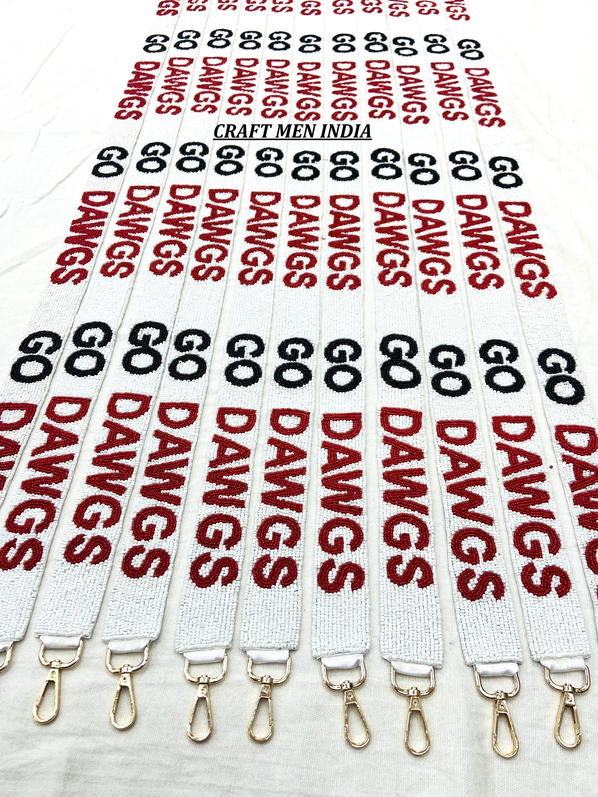 Latest 2024 Handmade Beaded Adjustable Straps For Women Handbag Beaded ...