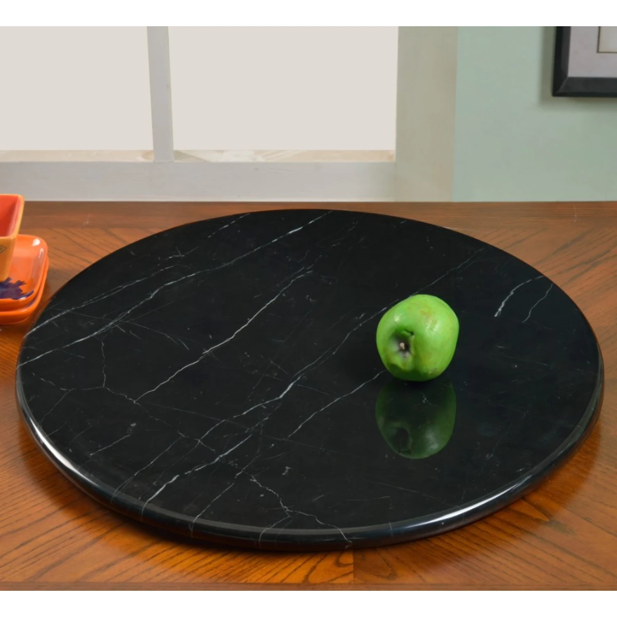 Wholesale Marble Rotating Cake Stand Lazy Susan Base Rustic Cake Stand ...