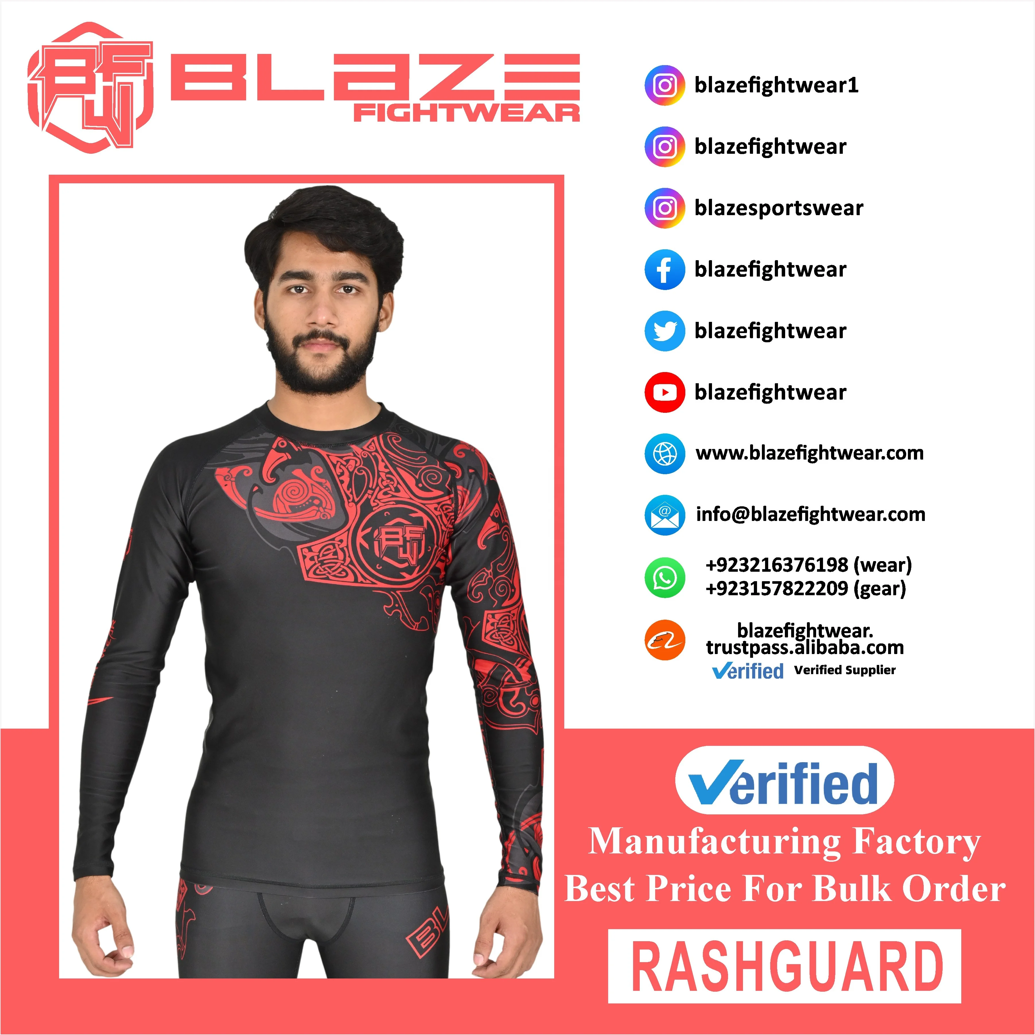 New Customized Mma Rash Guard Full Sleeve Rash Guard Oem Sublimation ...