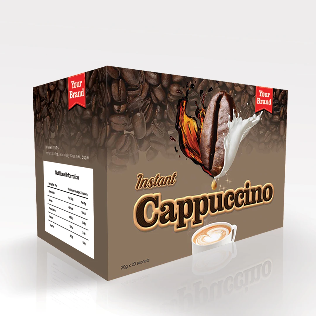 OEM ODM 100% Guarantee Premium Instant Cappuccino Powder Coffeehouse ...