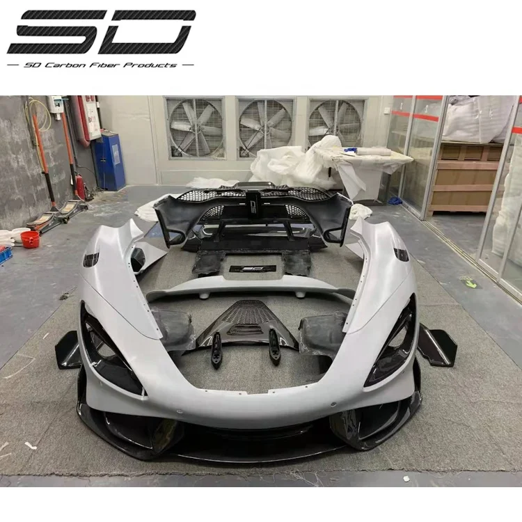 720S Body Kit Upgrade to 765LT Carbon Fiber Front Lip Rear Diffuser ...