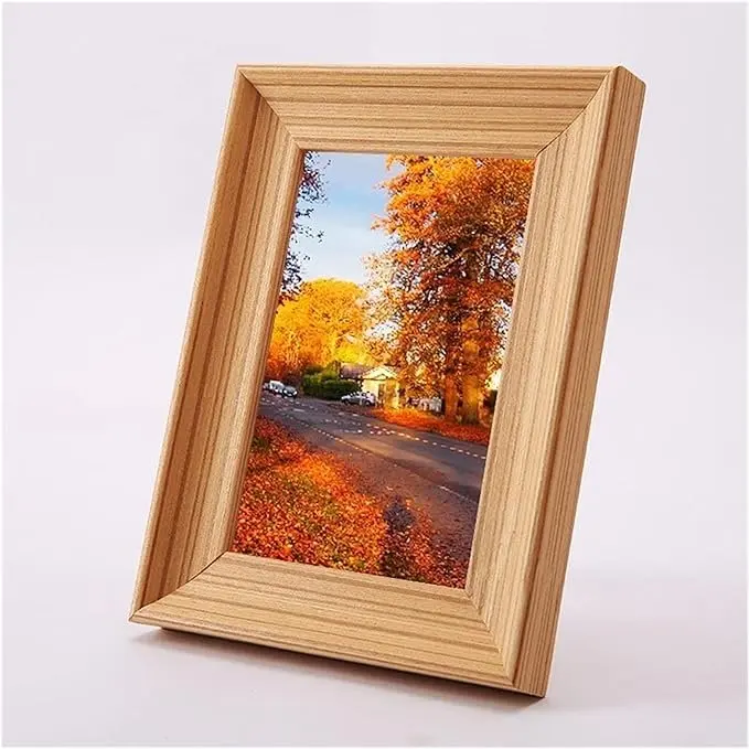 High Quality Personalized Acacia Wood Photo Frames Natural Wood Finish ...