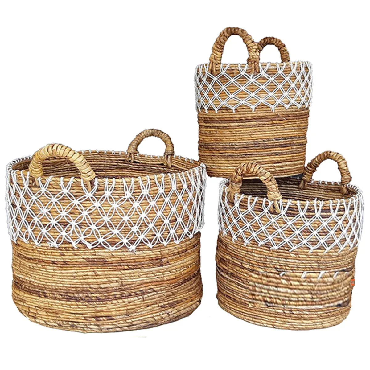 Top Arrivals Macrame Storage Basket Bathroom Nursery Bedroom Living ...