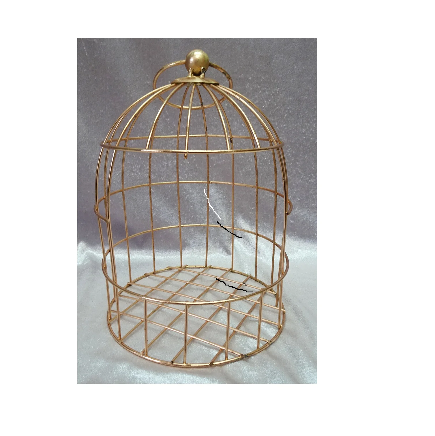 Bird Cage Black Powder Coated Hand Made Multipurpose Cages For Pets Hot ...
